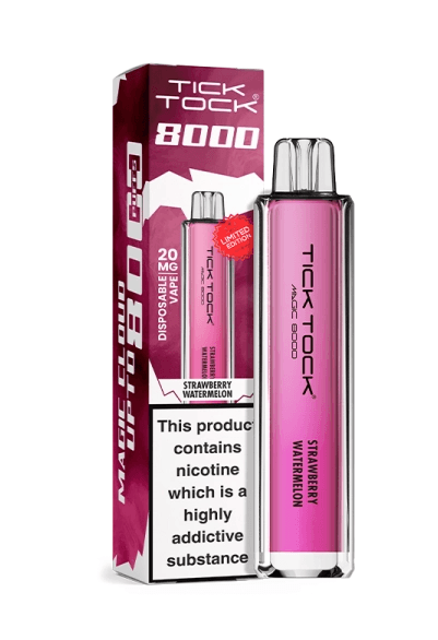 Tick Tock 8000 puffs 20mg Strawberry Watermelon Disposable Vape | VapeStore