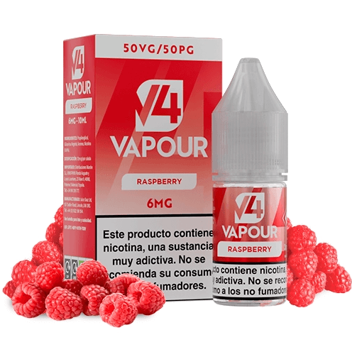 V4 Vapour Raspberry 10ml 6mg E-liquid | VapeStore