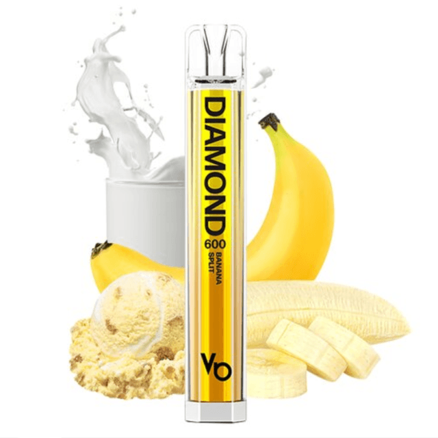 Disposable Vape Banana Split Vapes Bars Diamond 600 puffs 20mg ...